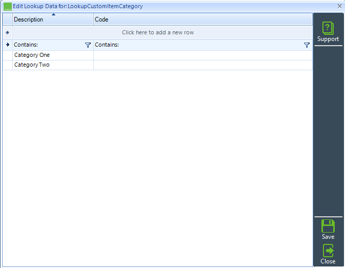 Item Codes – Direct CONTROL Medical (DCM)