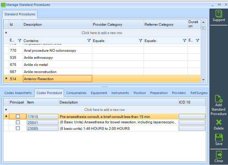 Standard Procedures – Direct CONTROL Medical (DCM)