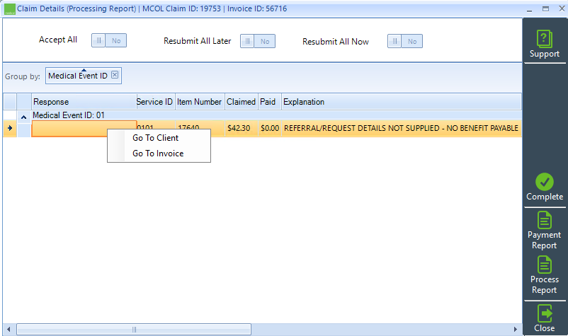 DVA Invoicing, Claiming and Receipting – Direct CONTROL Medical (DCM)