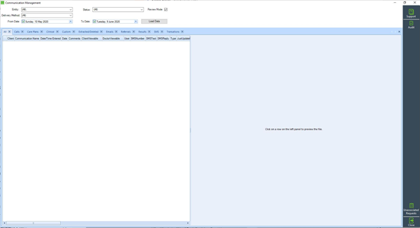 Communications/Results – CONNECT DIRECT